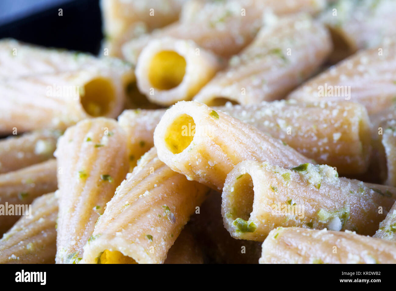 Maccheroni in close up Stock Photo - Alamy
