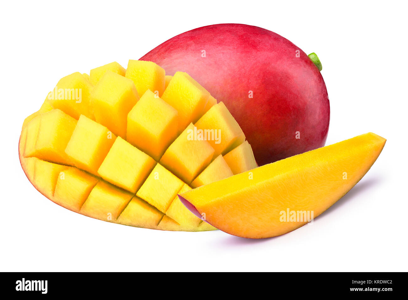 Mango sliced half fruit hi-res stock photography and images - Alamy