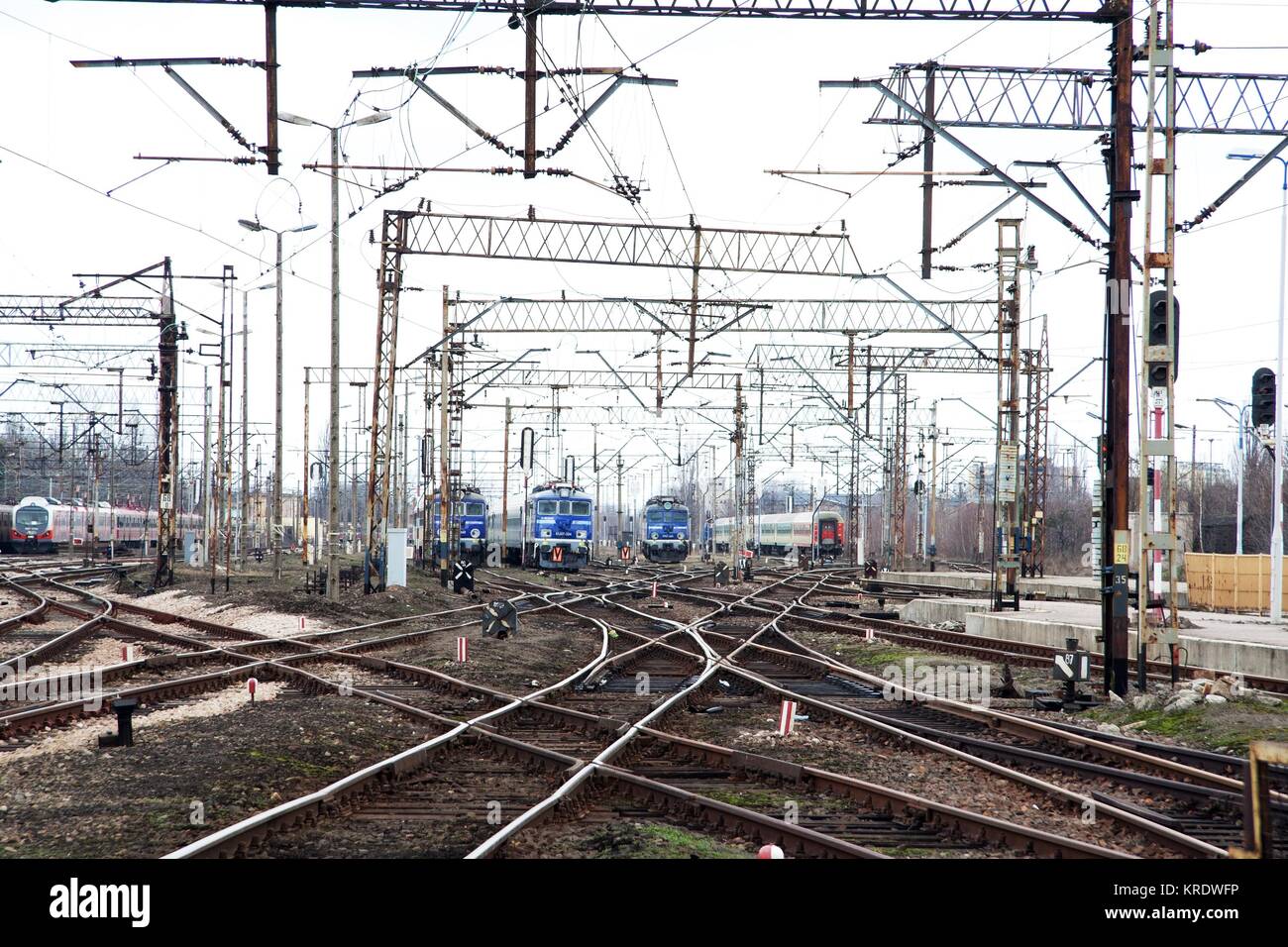 Three track railway hi-res stock photography and images - Alamy