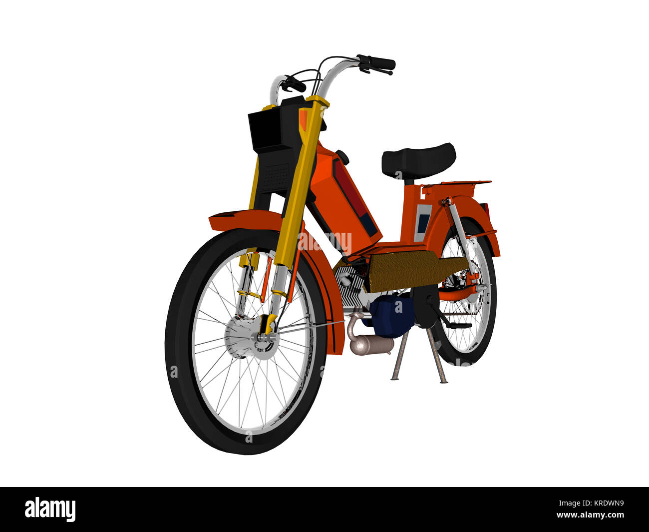 Two stroke moped hi-res stock photography and images - Alamy