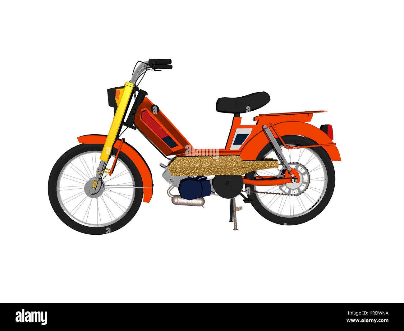 Two stroke moped hi-res stock photography and images - Alamy