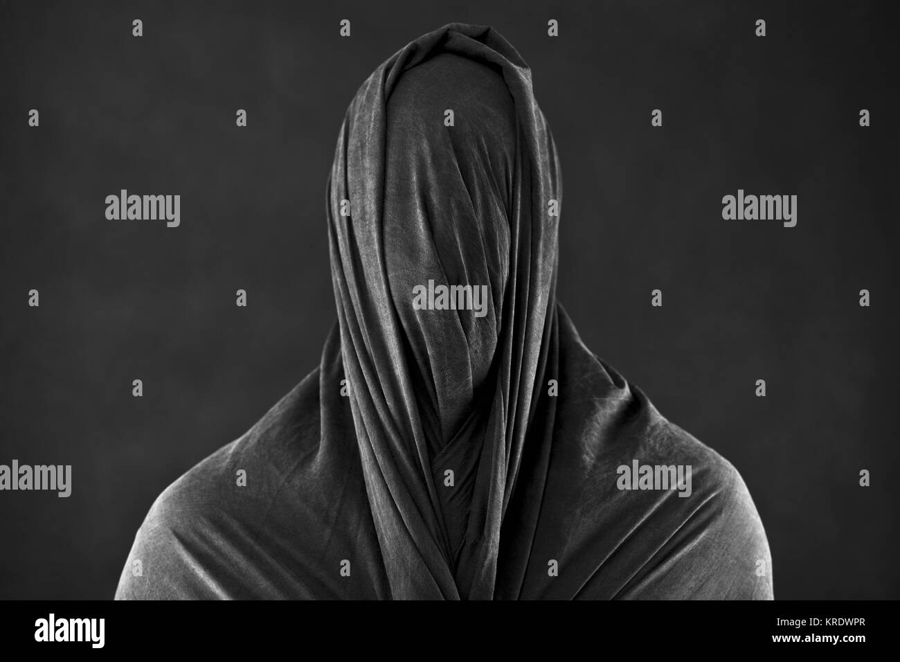 Ghost in the dark Stock Photo - Alamy