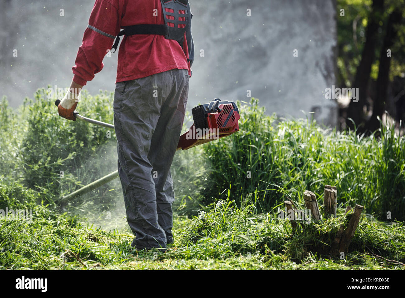Hand mowing machine hi-res stock photography and images - Alamy