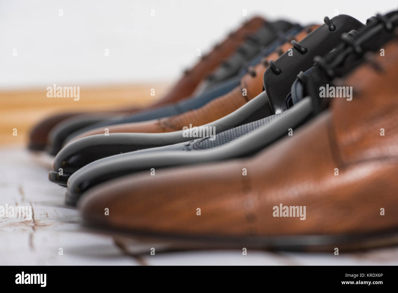 Men shoes collection - different models and colors Stock Photo - Alamy