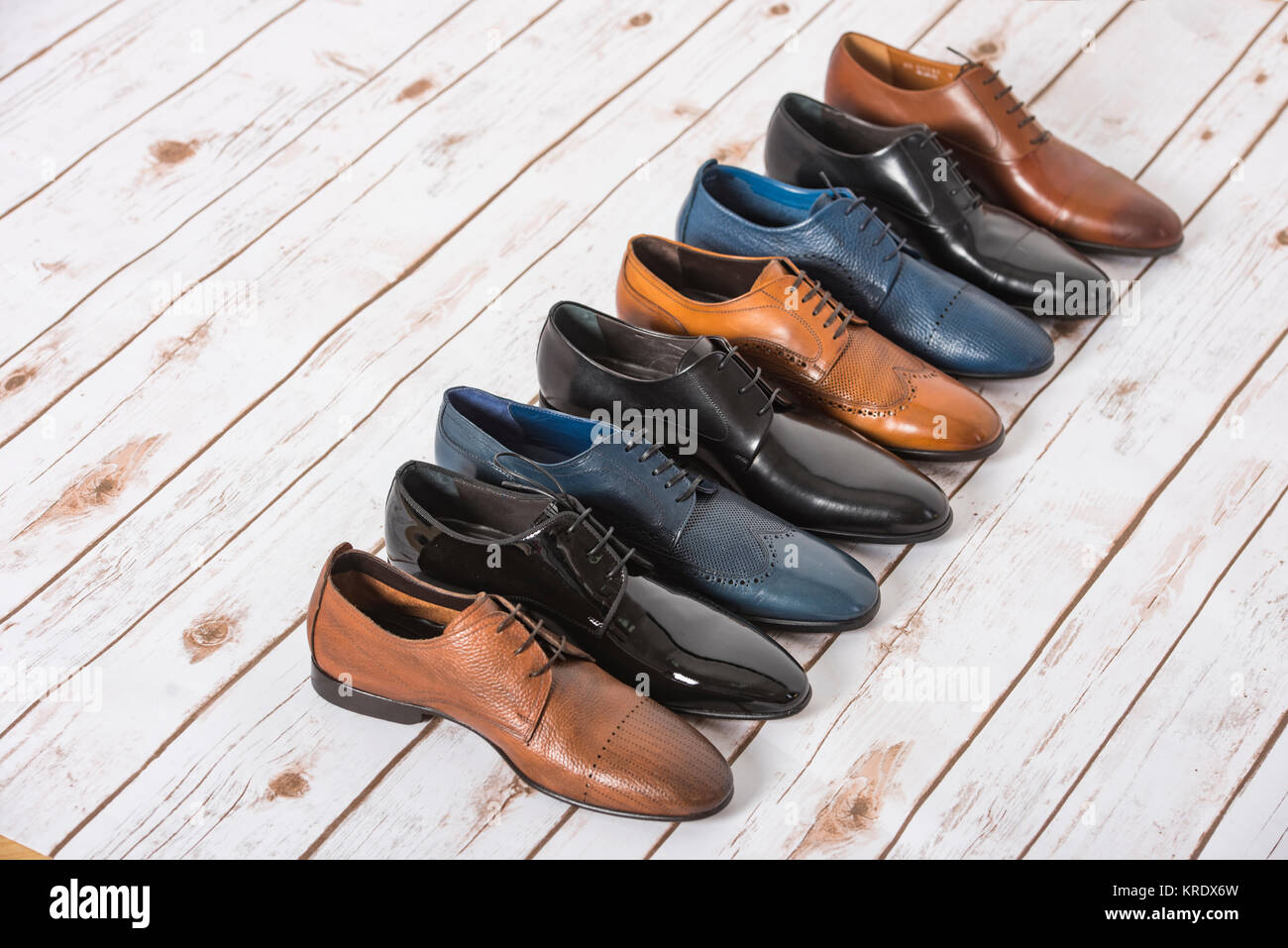 Men shoes collection - different models and colors Stock Photo - Alamy
