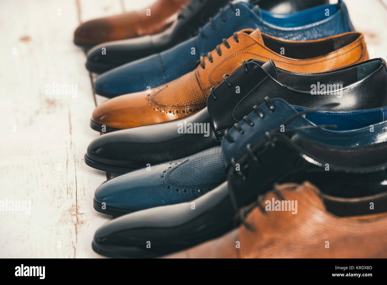 Men shoes collection - different models and colors Stock Photo - Alamy