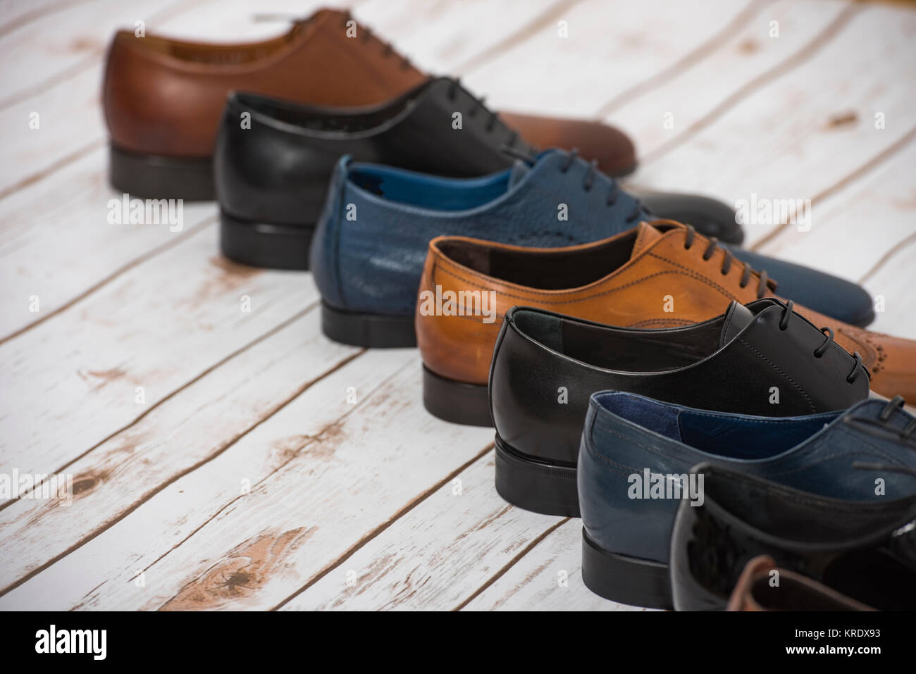 Men shoes collection - different models and colors Stock Photo - Alamy