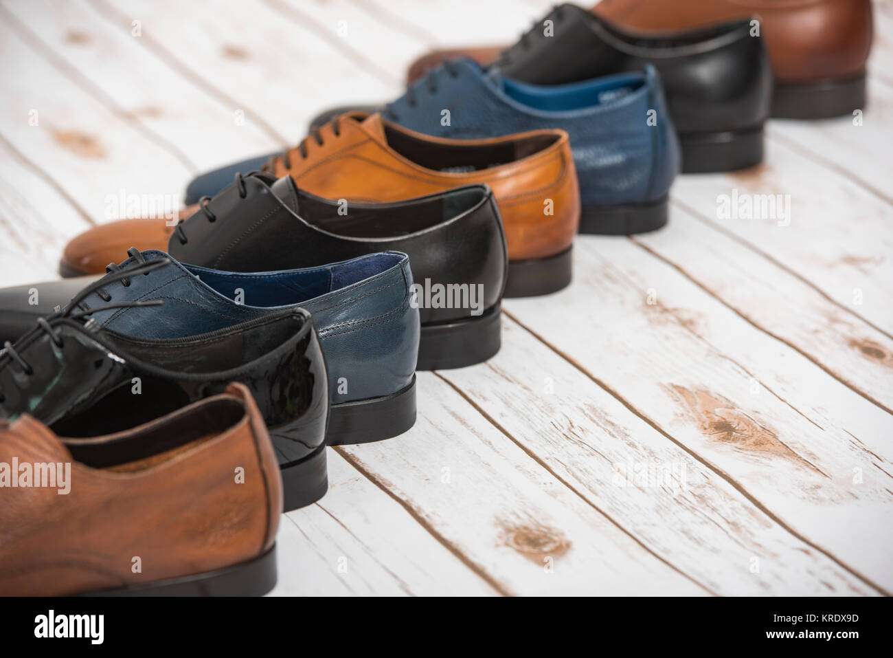 Men shoes collection - different models and colors Stock Photo - Alamy