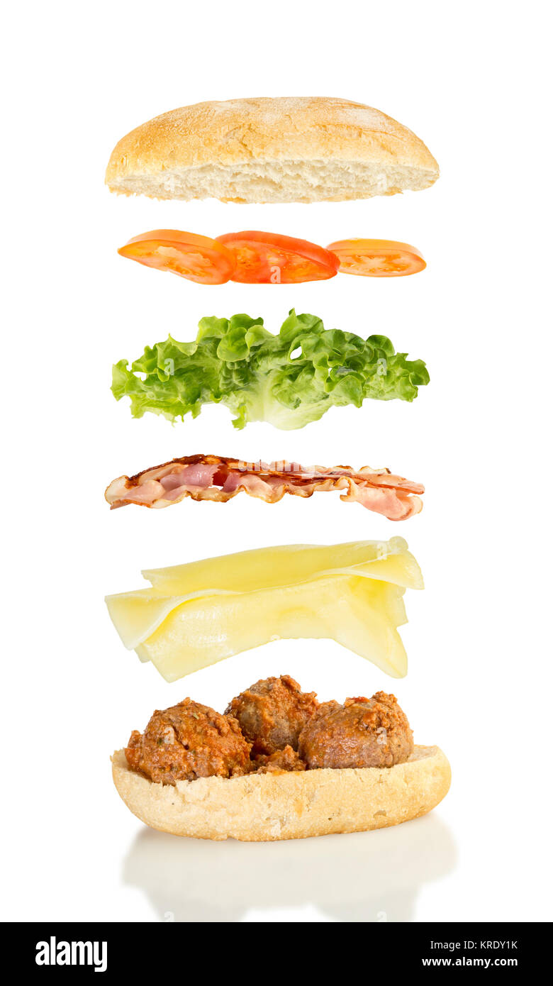 Deconstructed Sandwich Stock Photos & Deconstructed Sandwich Stock ...