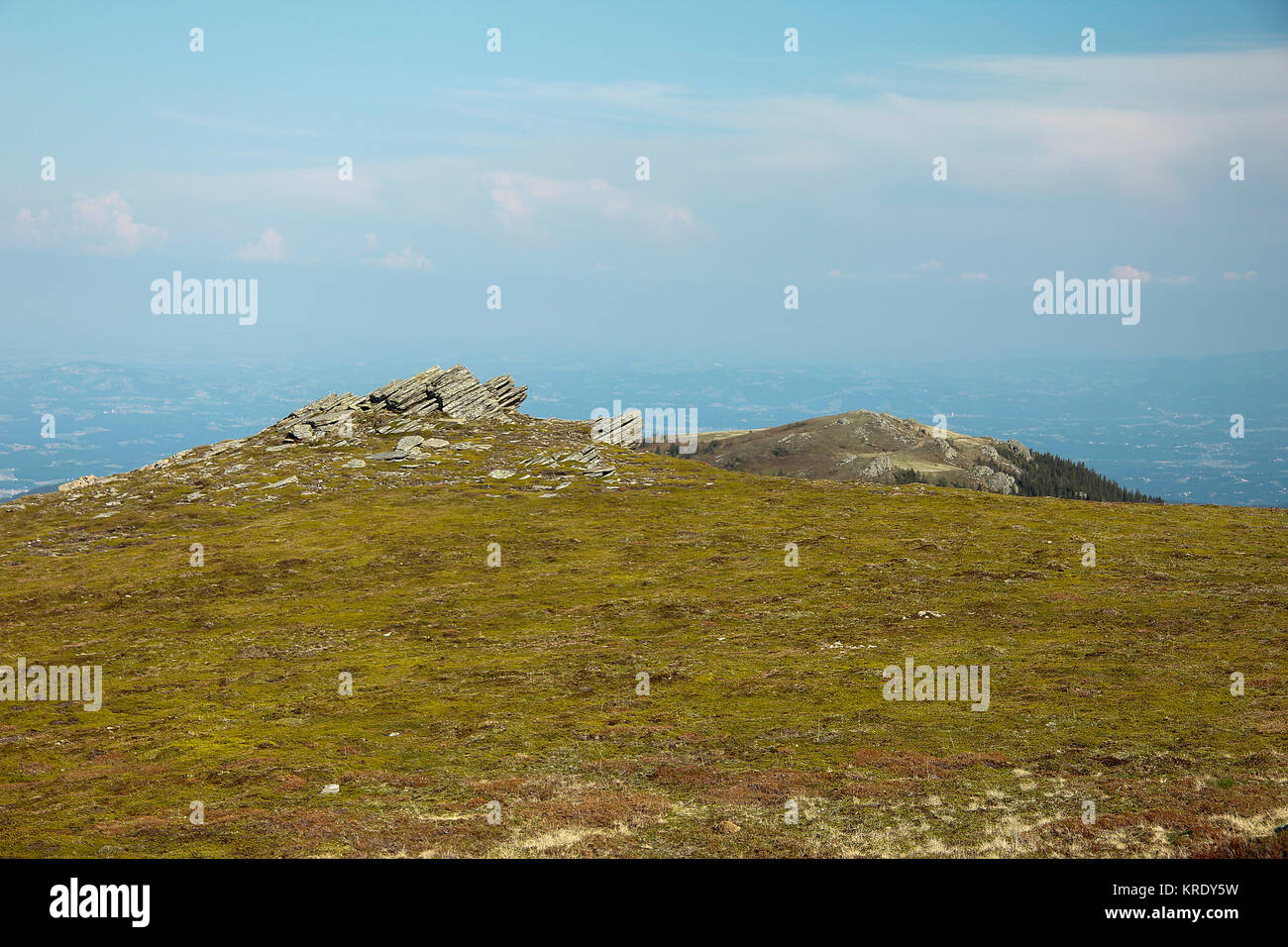 sprawling landscape in the mountains in summer Stock Photo - Alamy