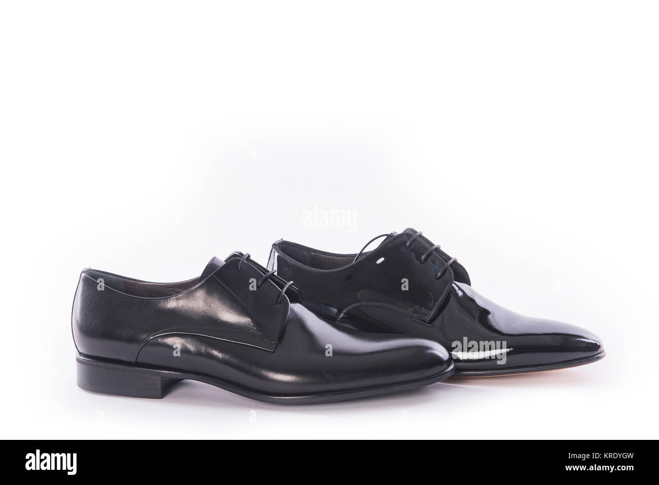 Men shoes collection - different color shoes on a white background ...