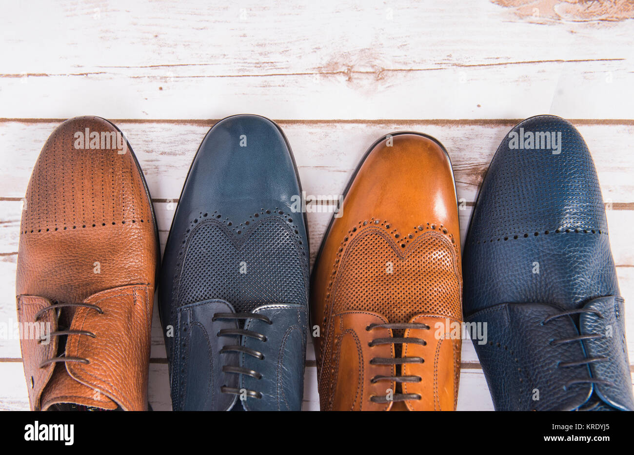 Men shoes collection - different models and colors Stock Photo - Alamy