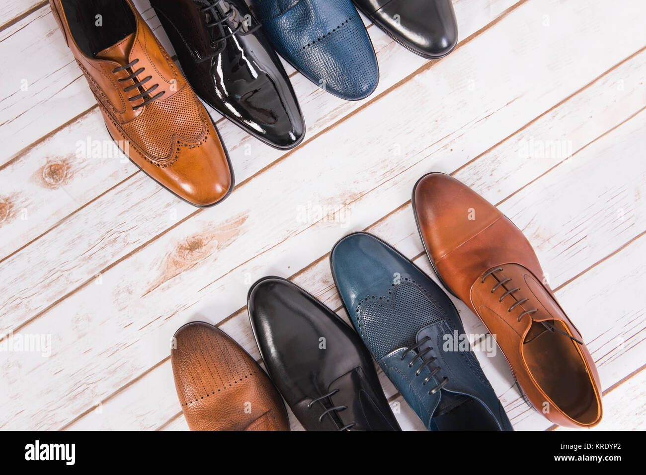 Men shoes collection - different models and colors Stock Photo - Alamy