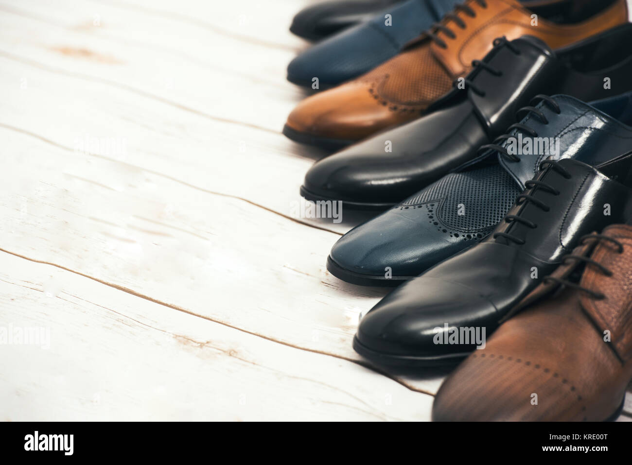 Men shoes collection - different models and colors Stock Photo - Alamy