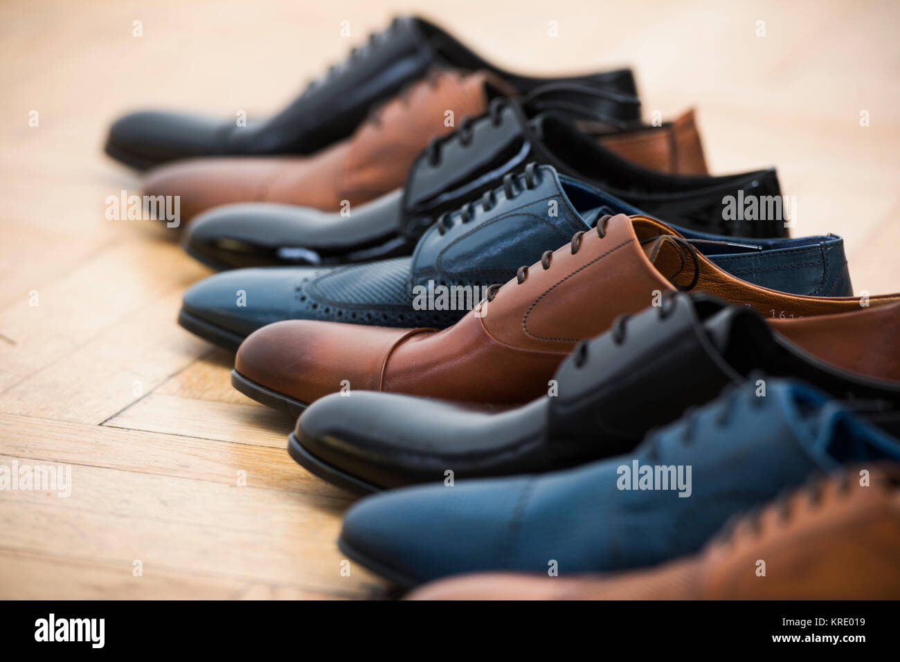 Men shoes collection - different models and colors Stock Photo - Alamy