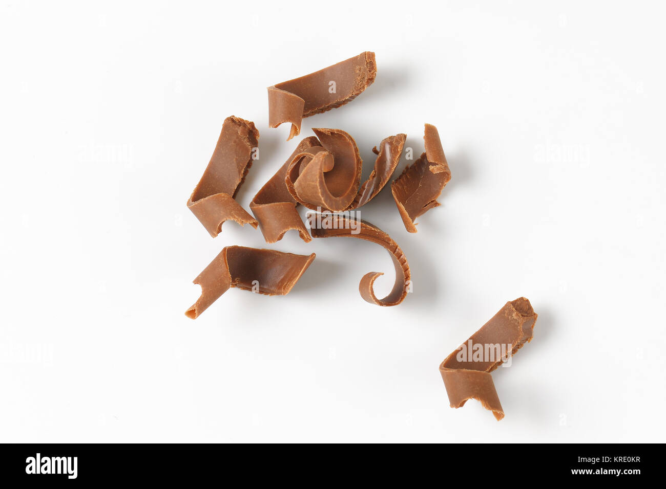 milk chocolate shavings Stock Photo - Alamy