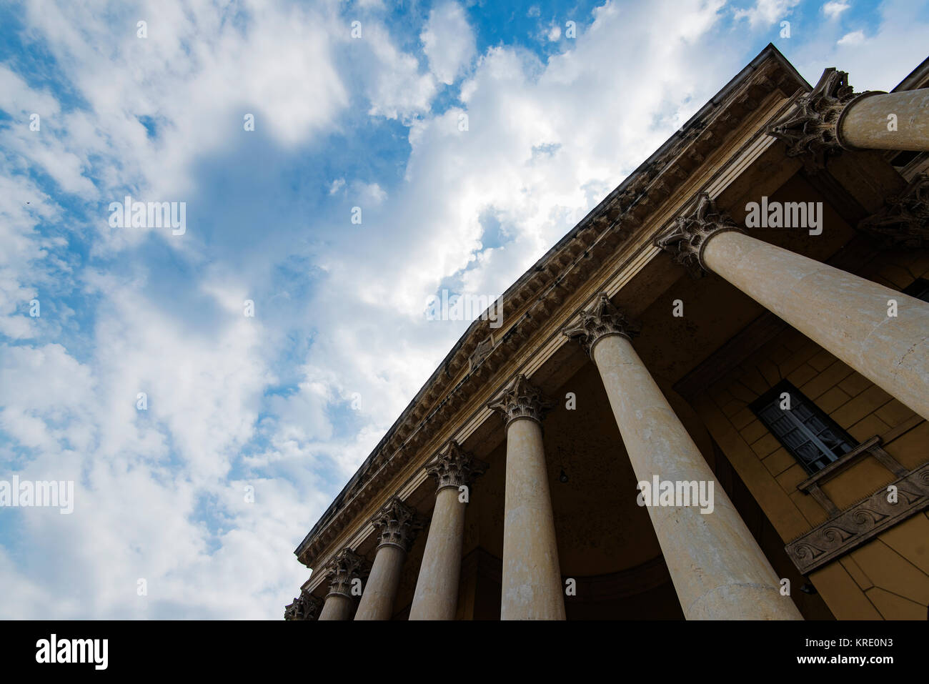 Ancient temple with columns Stock Photo - Alamy