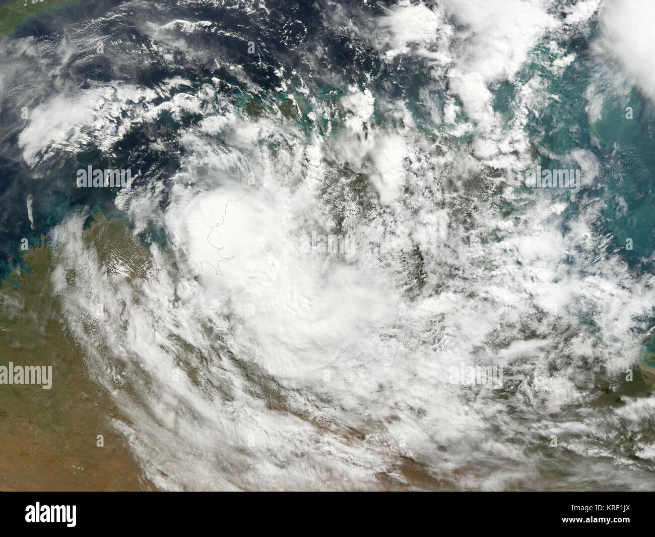 Cyclone Monica 26 apr 2006 0125Z Stock Photo - Alamy