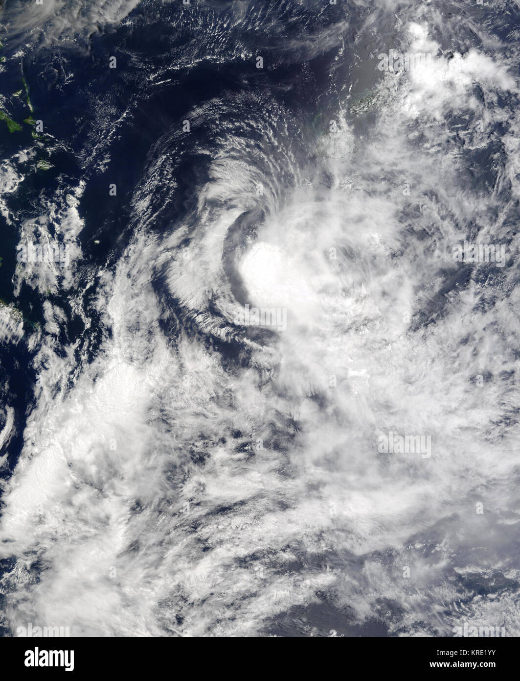 Cyclone Zoe 31 dec 2002 2230Z Stock Photo - Alamy