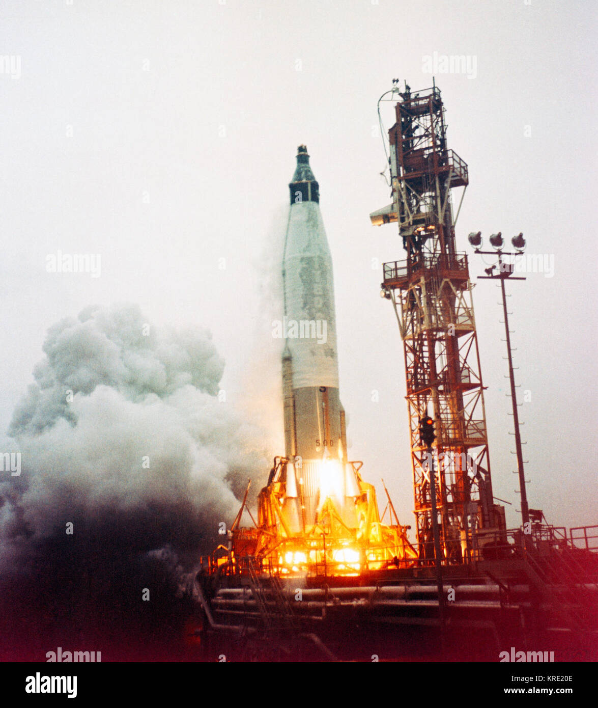 Launch of mercury atlas rocket hi-res stock photography and images - Alamy