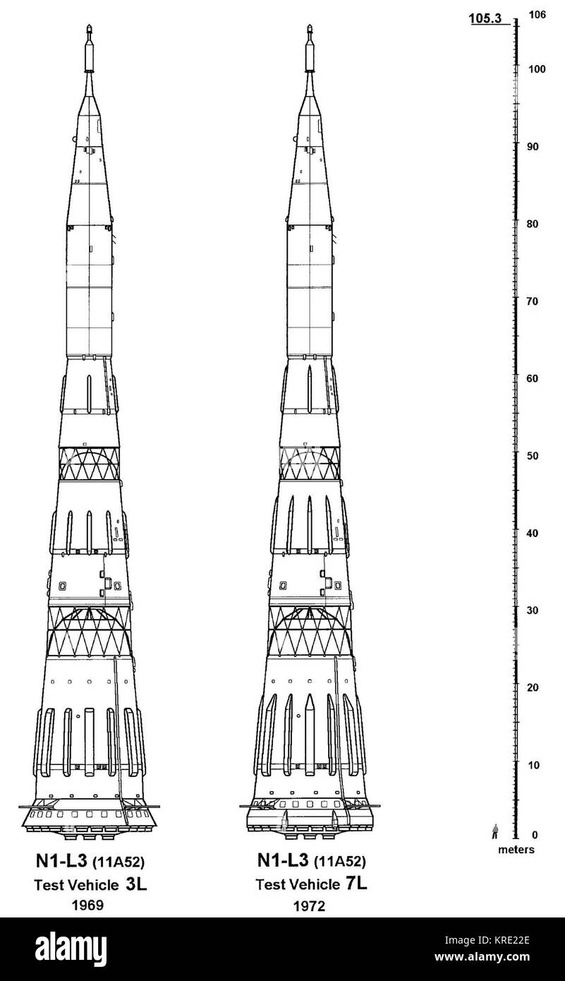 Development of the Soviet N1 Rocket Stock Photo - Alamy