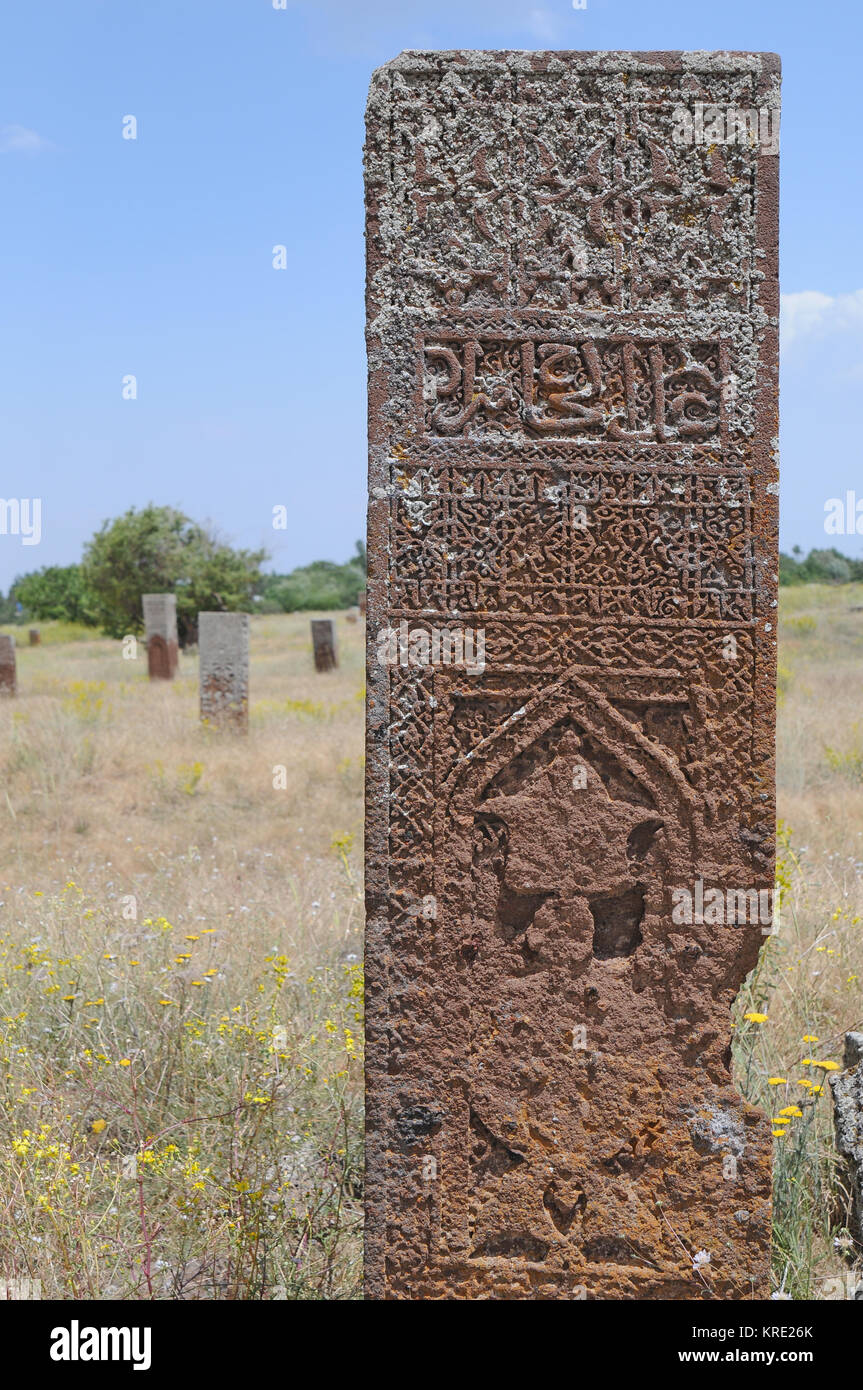 The Tombstones of Ahlat are famous for their dimenison and design.The ...