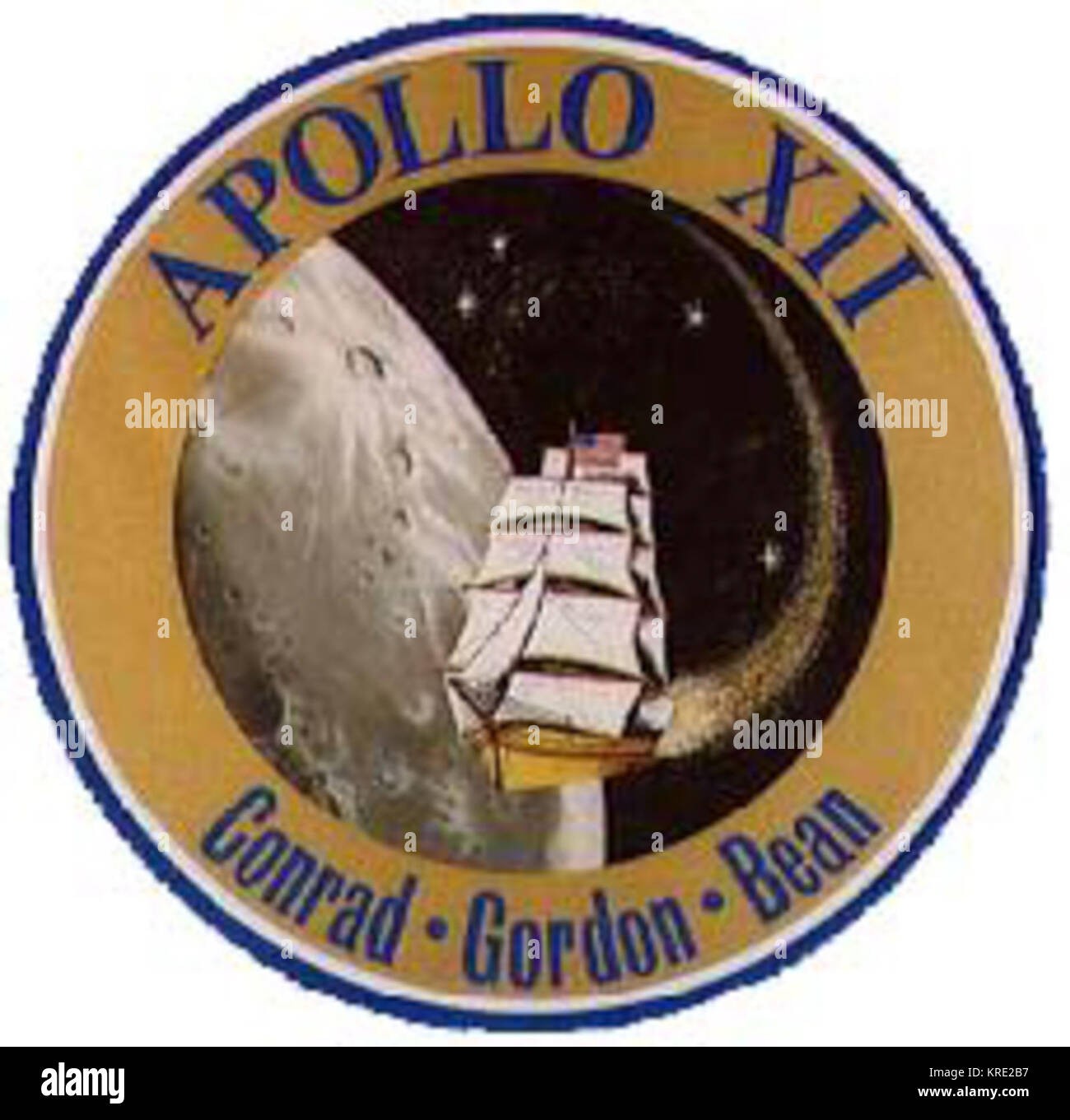 Apollo 12 LOGO Stock Photo - Alamy
