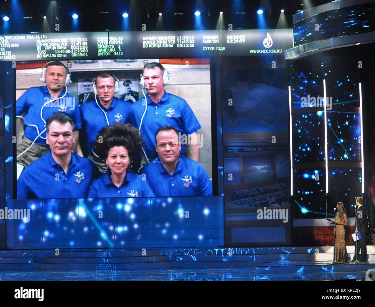 Expedition 27 crew in a gala ceremony marking the 50th anniversary of ...
