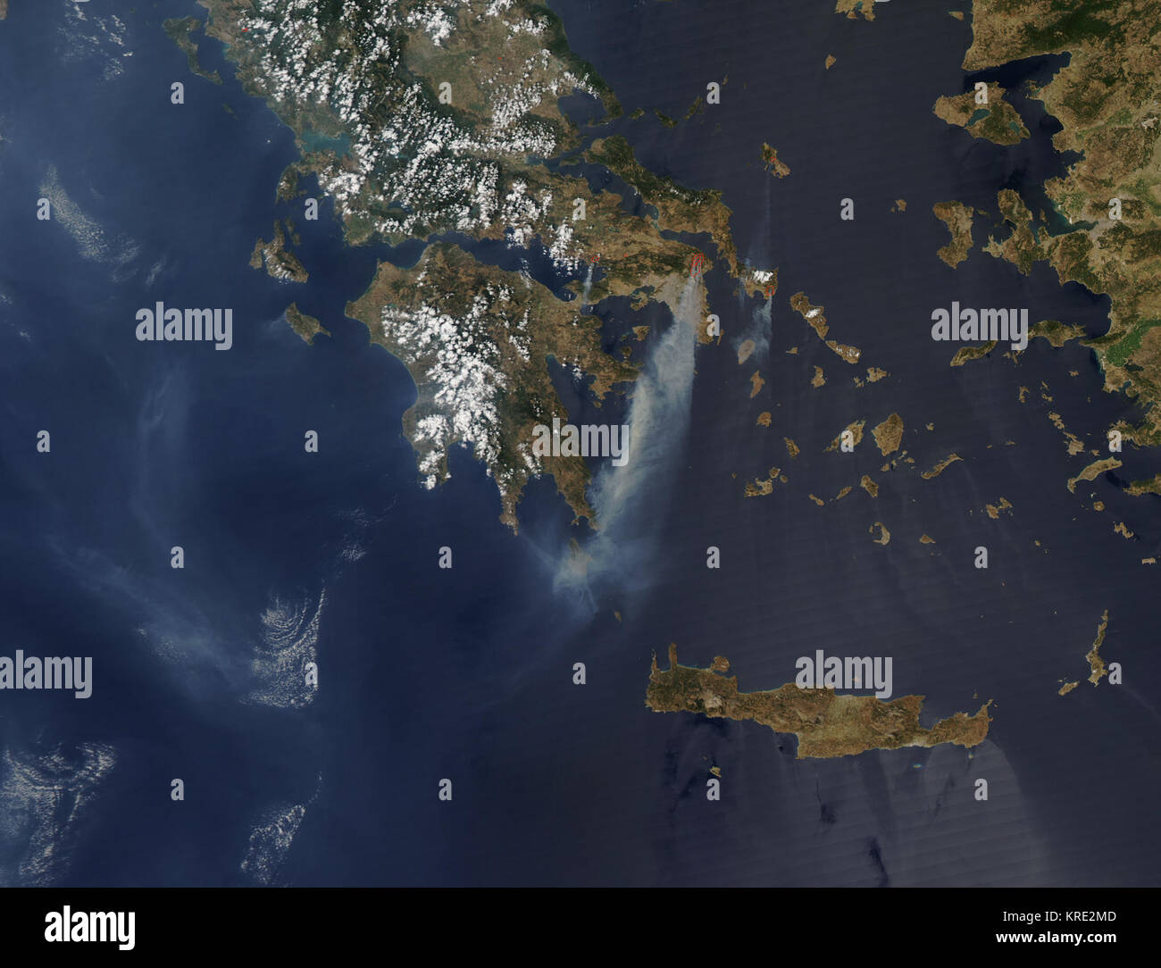 Fires in Greece Stock Photo - Alamy