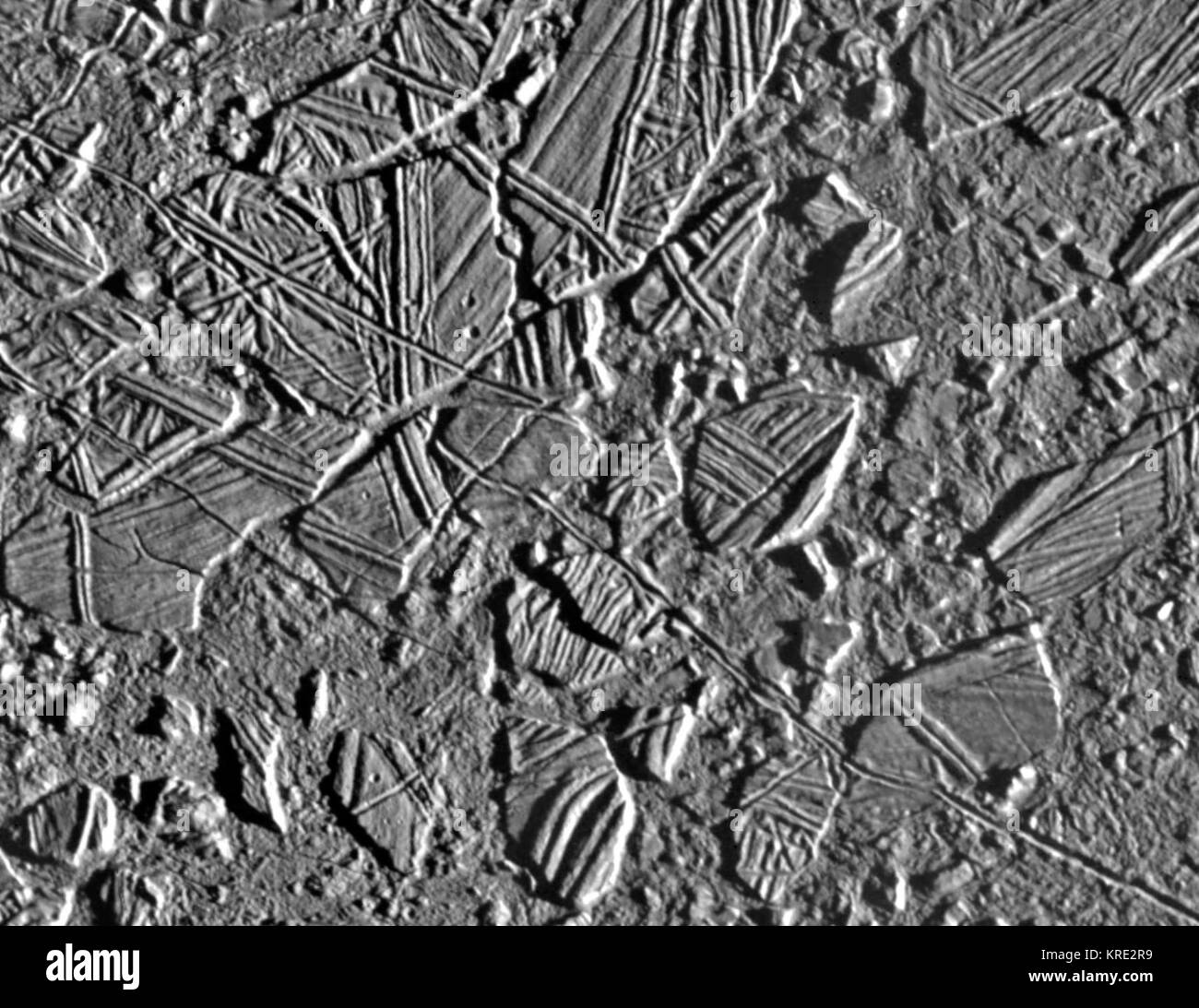 Europa Ice Rafts Stock Photo - Alamy