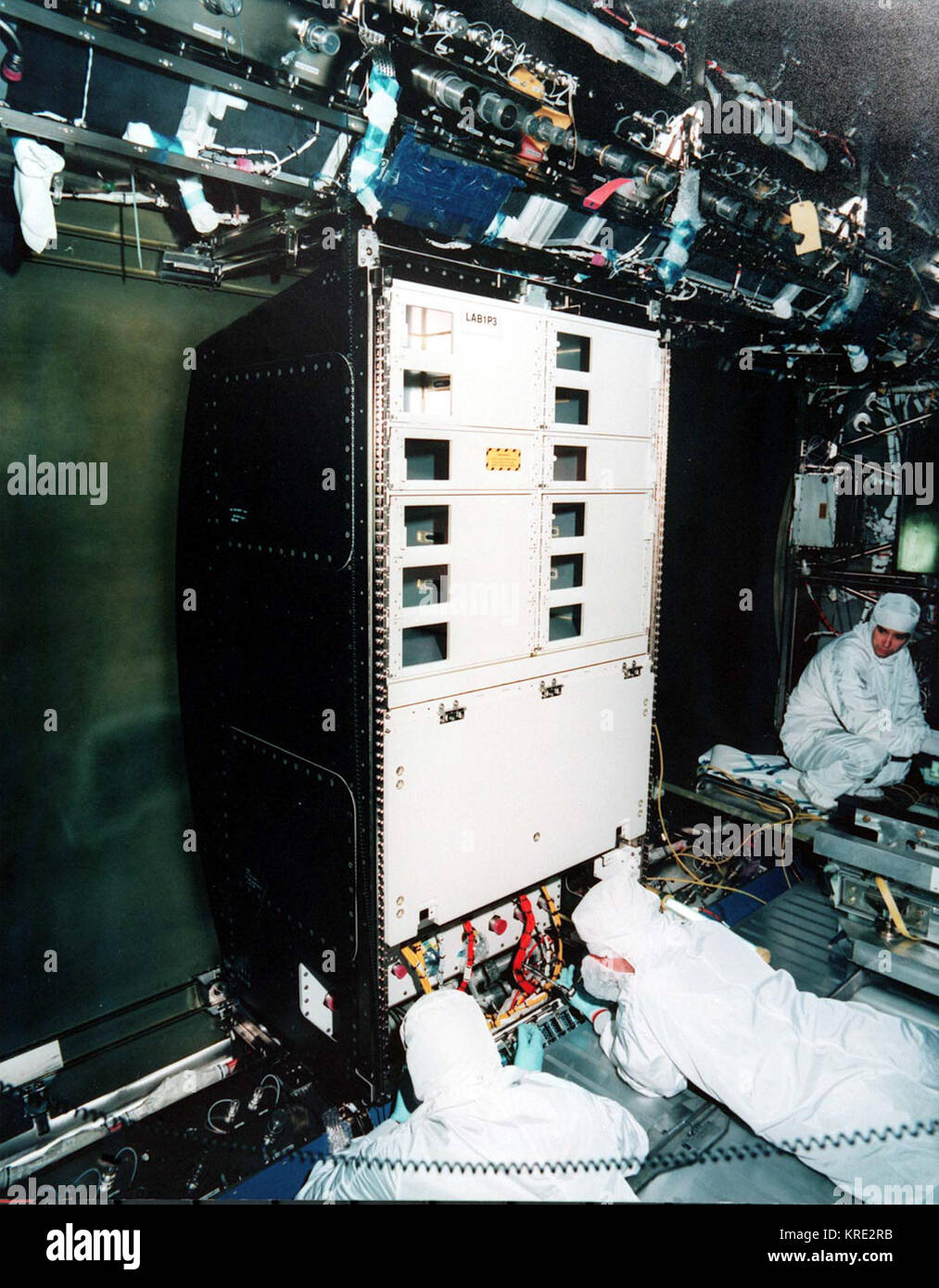First system rack for the Destiny lab module Stock Photo - Alamy