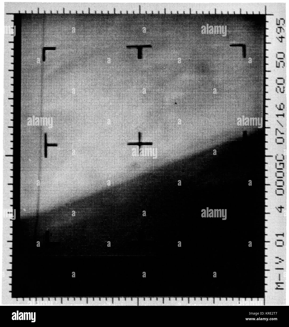 First close up image of another planet - Mars by Mariner 4 Stock Photo ...