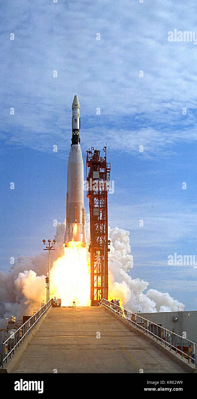 Gemini 11 - Atlas-Agena Start Stock Photo - Alamy