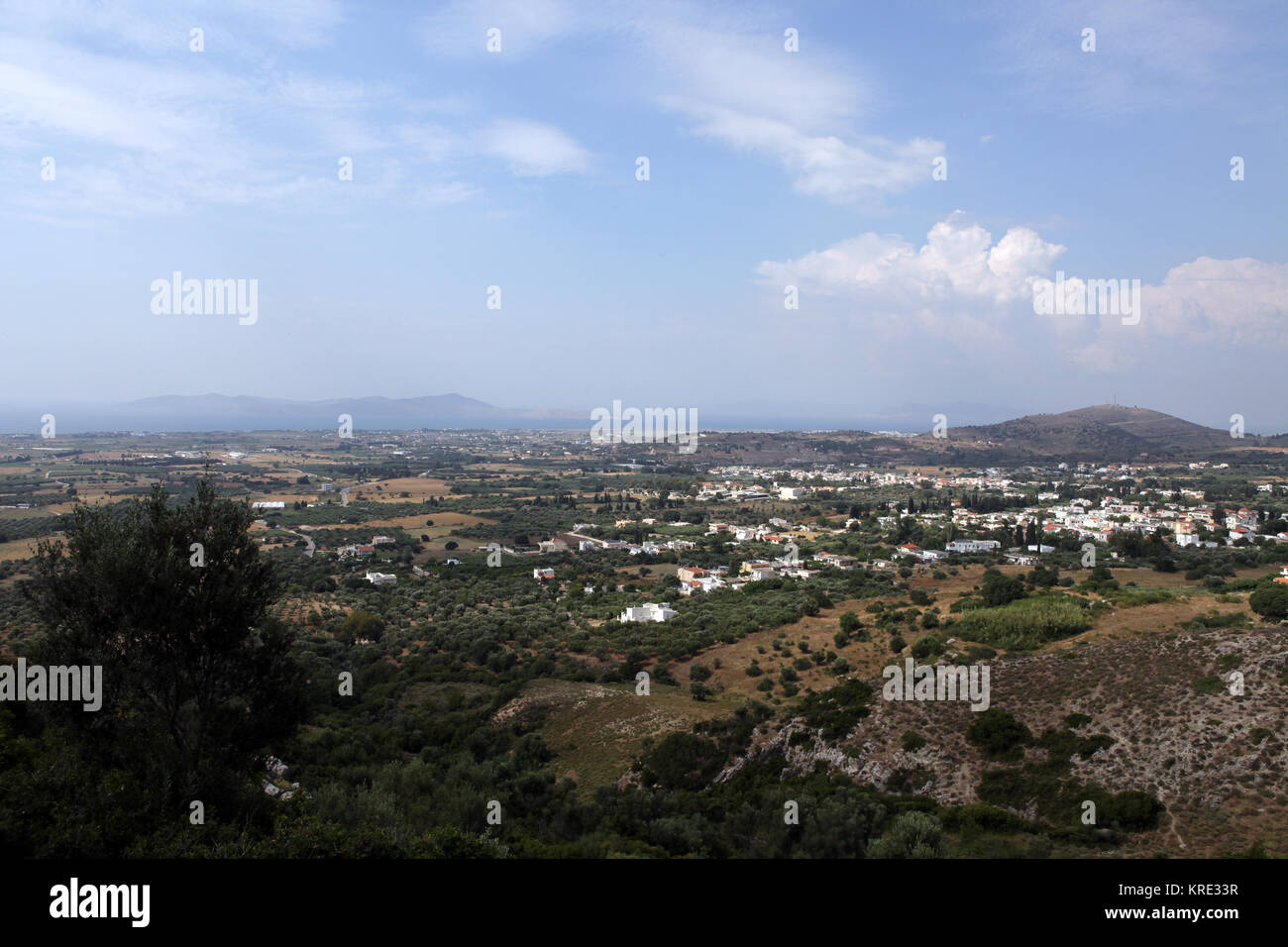 View on Tigaki. Kos Island Greece Stock Photo - Alamy