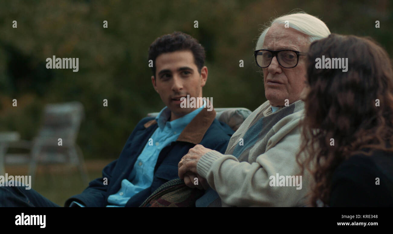 GOLD STAR, from left: Jacob Heimer, Robert Vaughn, Victoria Negri, 2017 ...