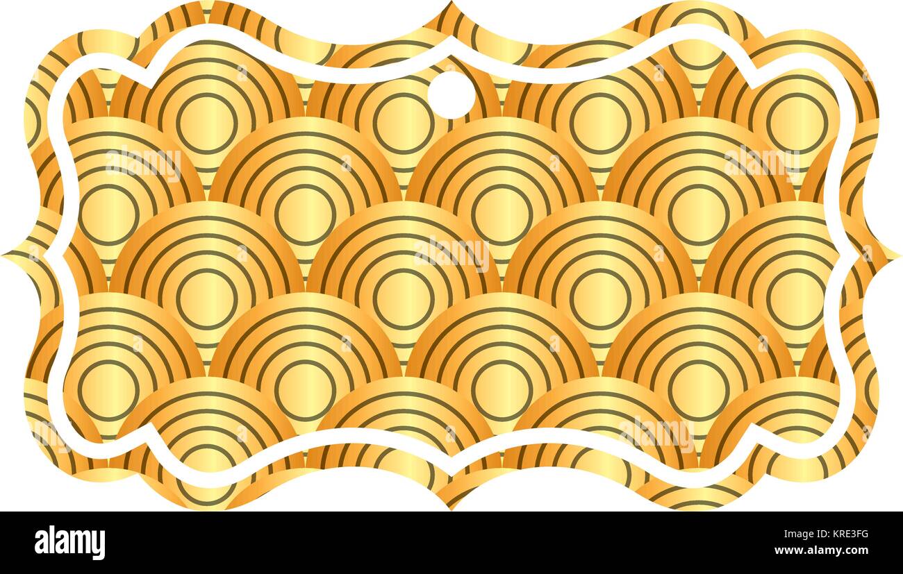 label classic rounded lines pattern image Stock Vector Image & Art - Alamy