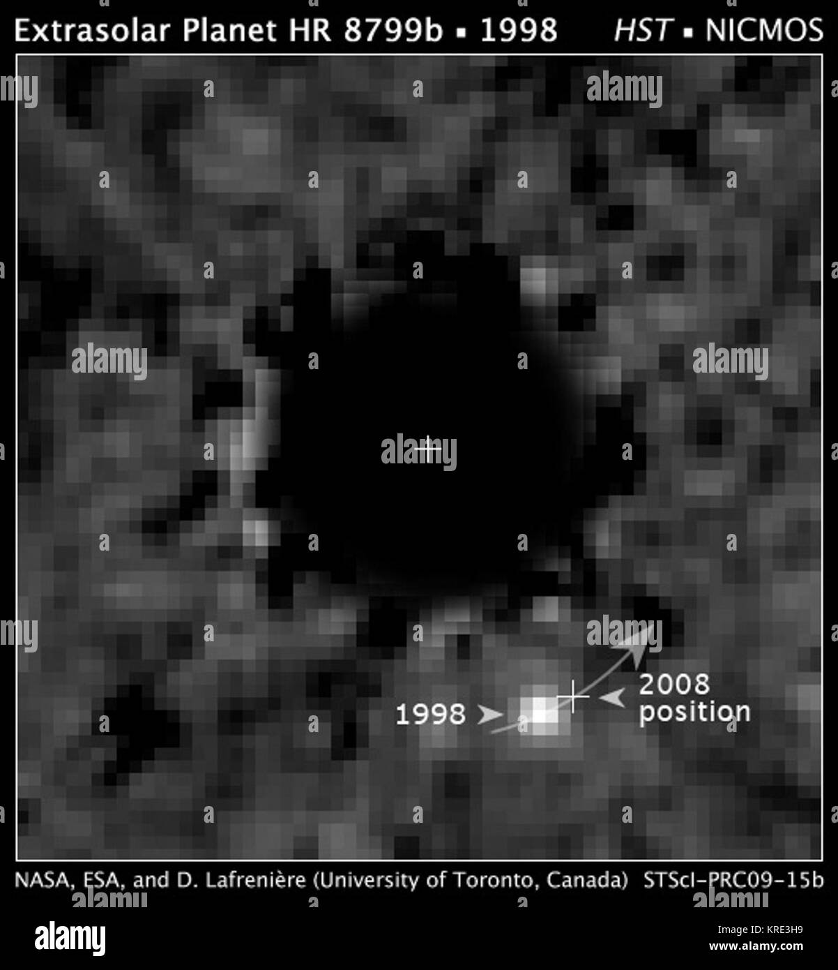 HR 8799b Hubble Stock Photo - Alamy