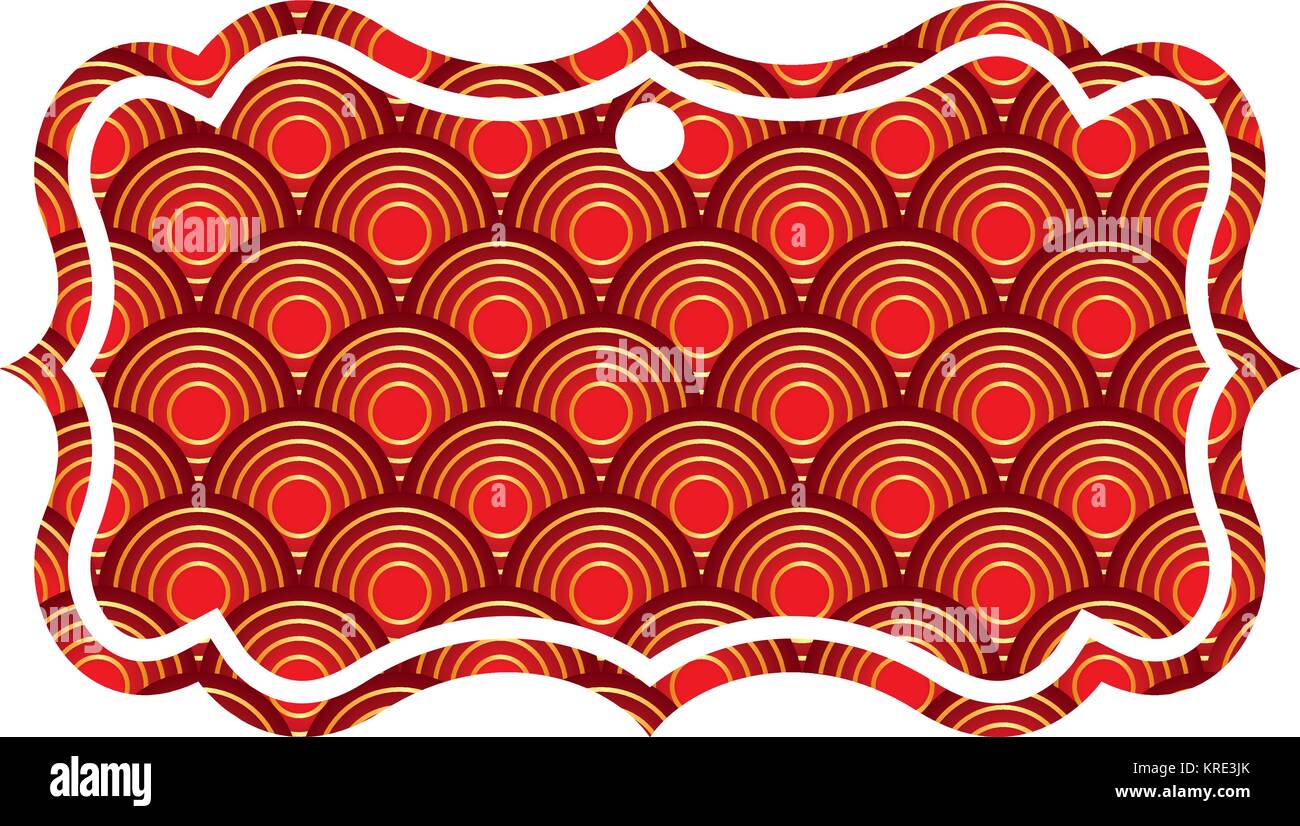label classic rounded lines pattern image Stock Vector Image & Art - Alamy