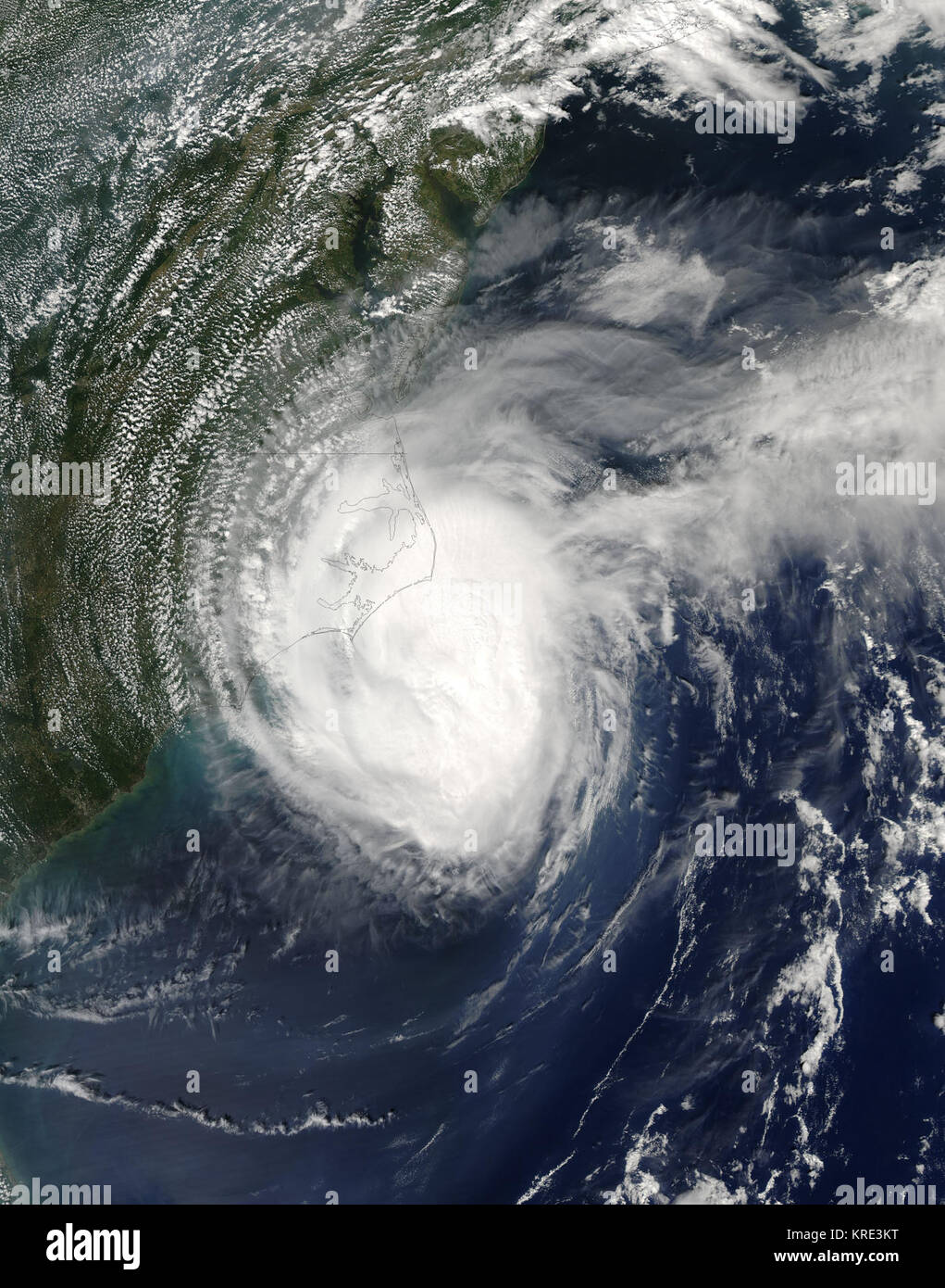 Hurricane Ophelia September 15 2005 Stock Photo - Alamy