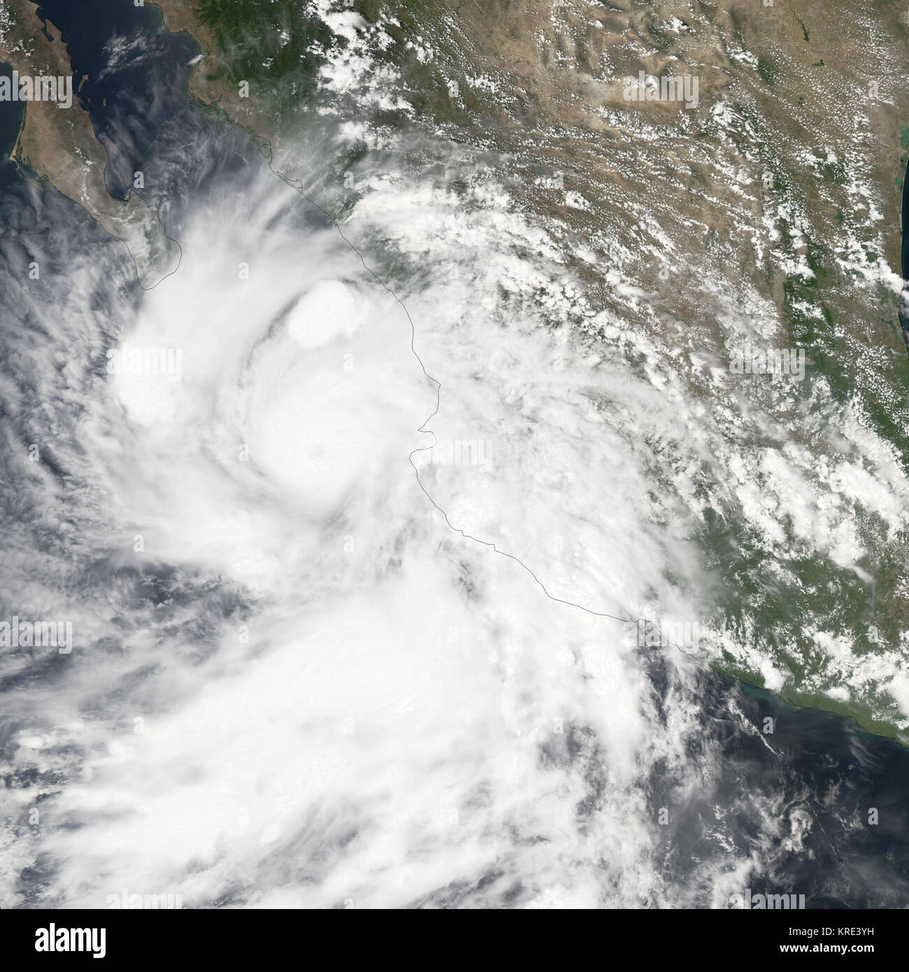 Hurricane John Aug 31 2006 Stock Photo - Alamy