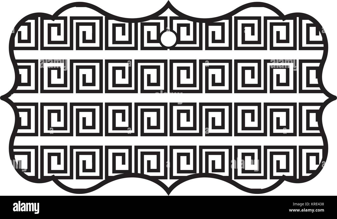 label classic abstract geometric design pattern Stock Vector Image ...