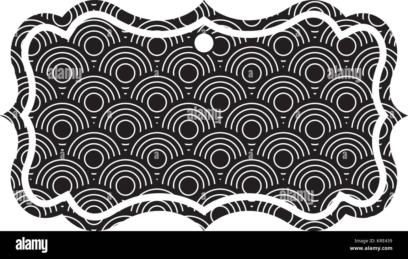 label classic rounded lines pattern image Stock Vector Image & Art - Alamy