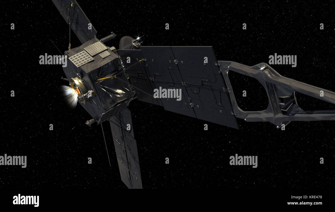 Juno Fires its Main Engine Stock Photo - Alamy
