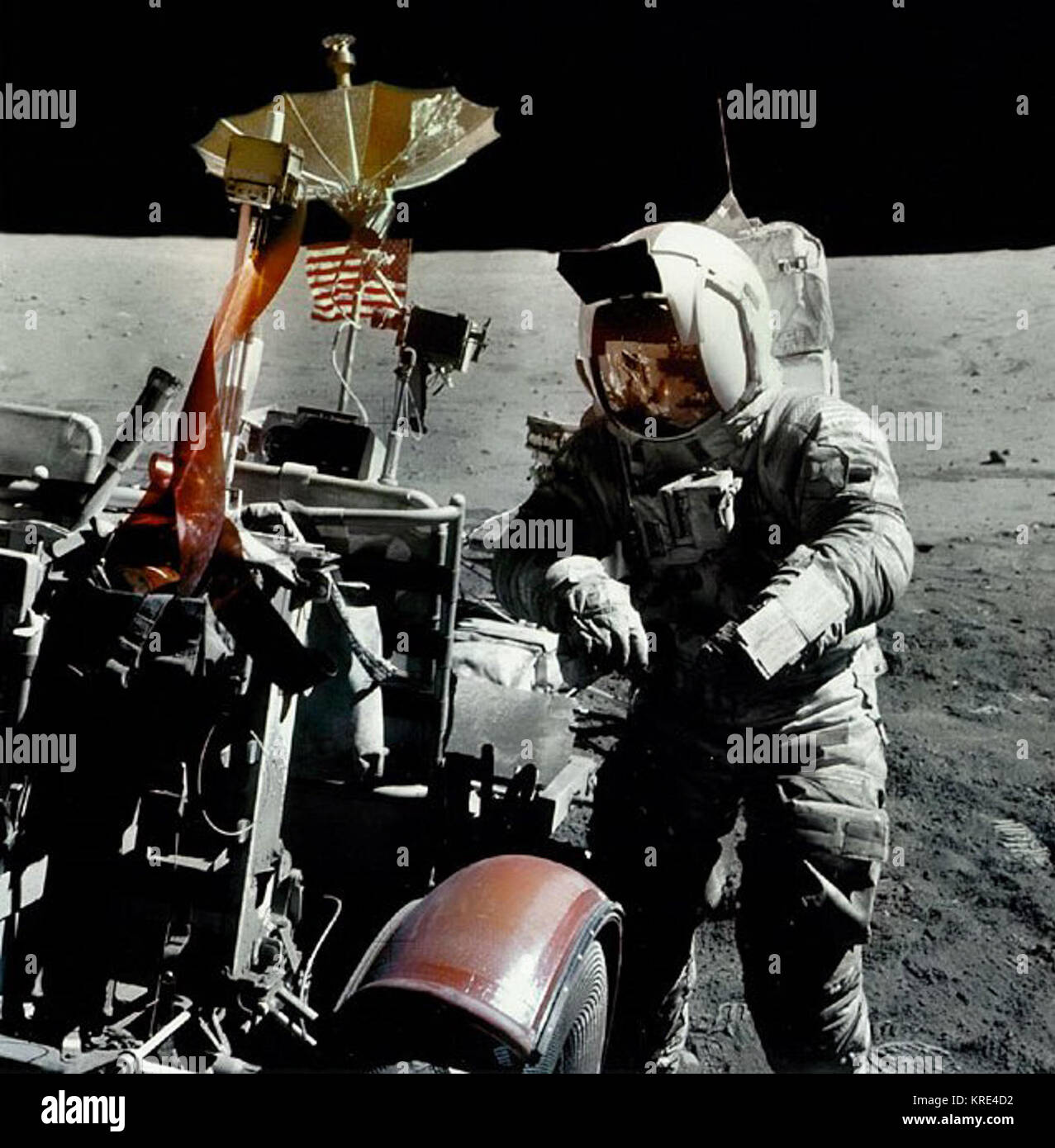 John Young (Apollo 16 Stock Photo - Alamy