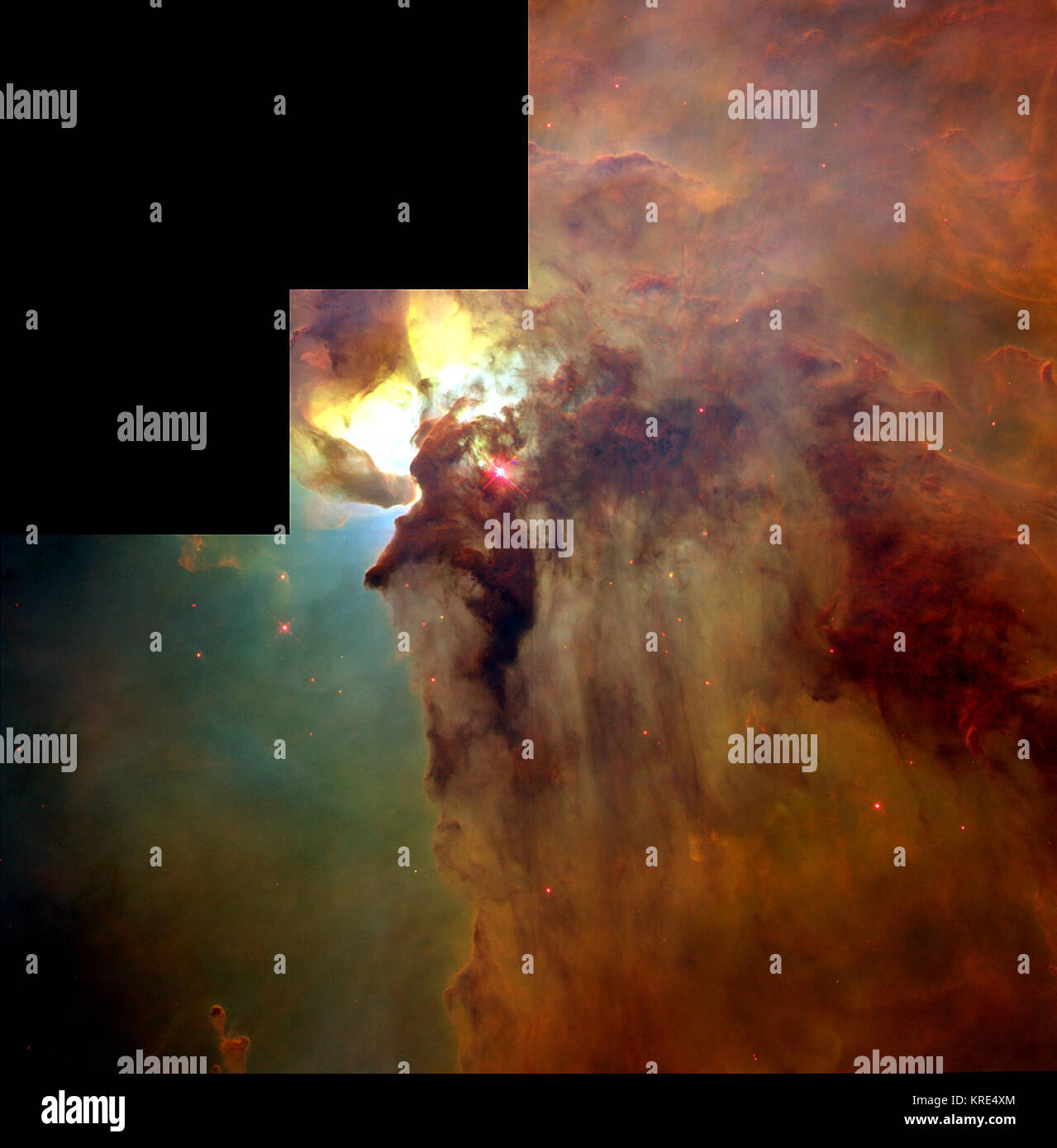 M008 NGC 6523 Lagoon nebula Stock Photo - Alamy