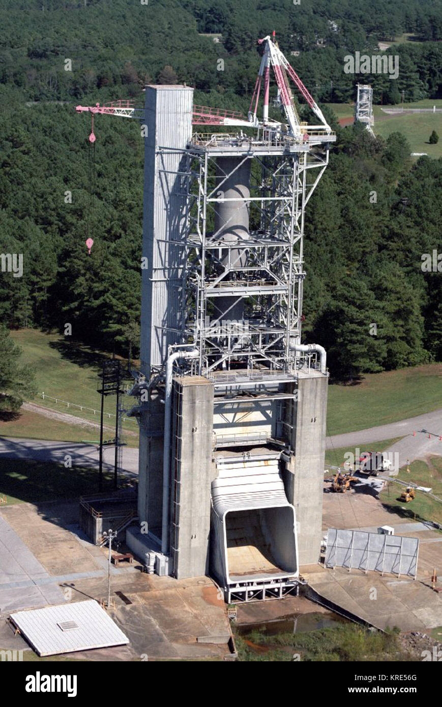 MSFC - F-1 Engine Test Stand Stock Photo - Alamy