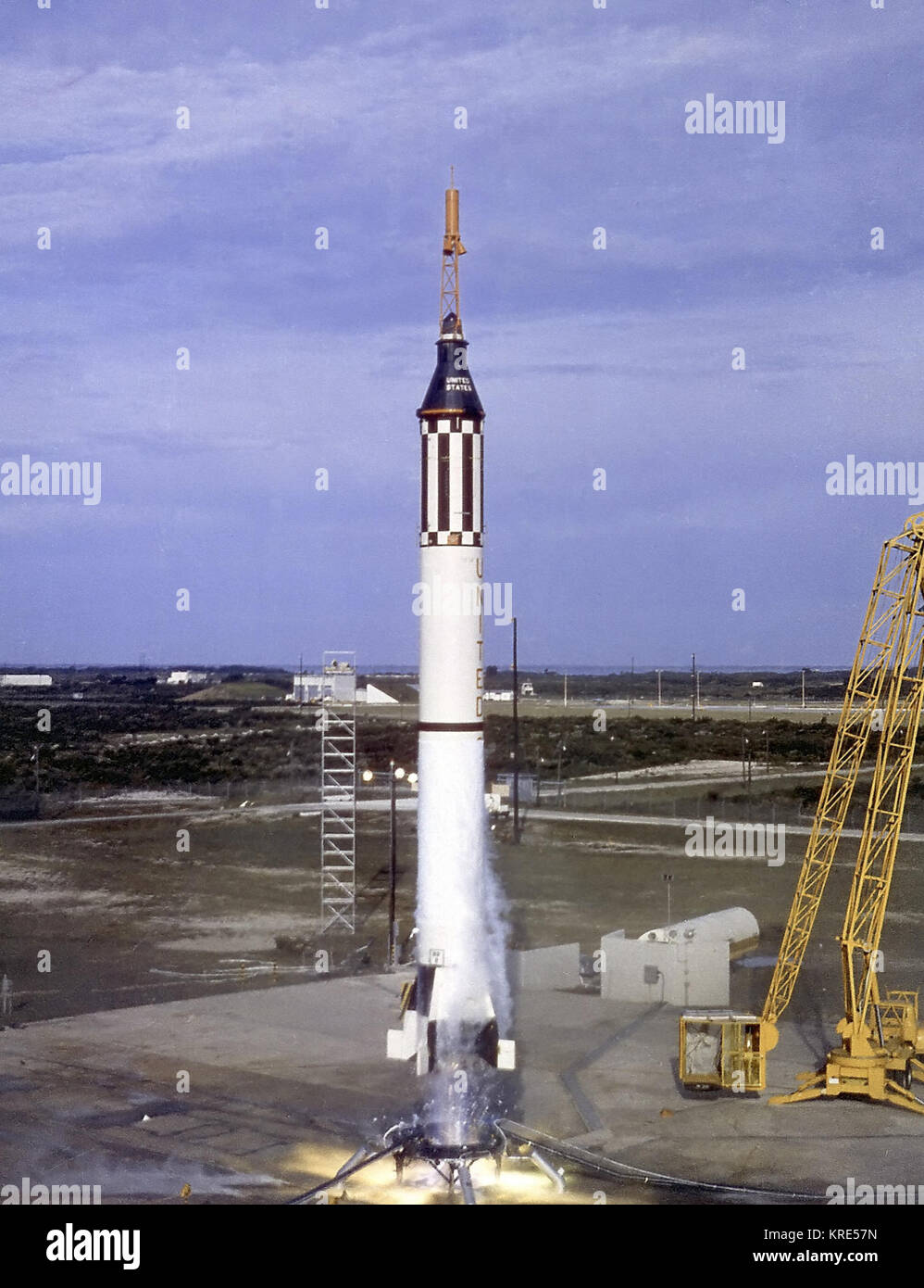 Mercury-Redstone 4 Launch MSFC-6414824 Stock Photo - Alamy
