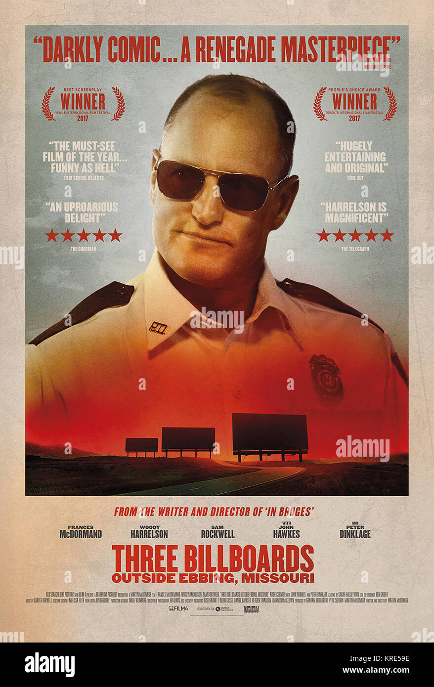 THREE BILLBOARDS OUTSIDE EBBING, MISSOURI, US character poster, Woody ...