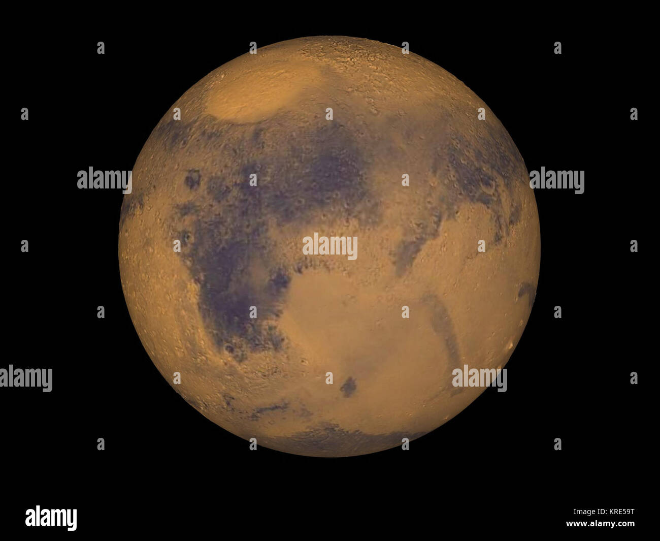 Mars Rotate (True Color Stock Photo - Alamy