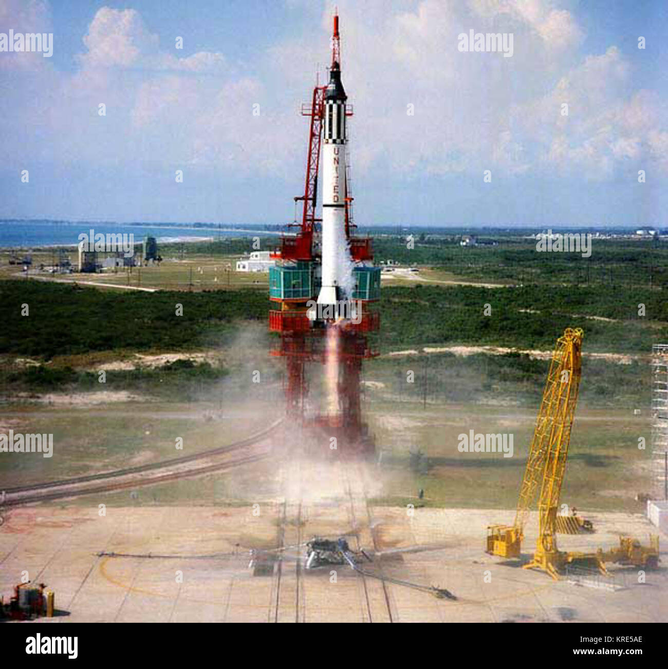 Mercury redstone rocket hi-res stock photography and images - Alamy